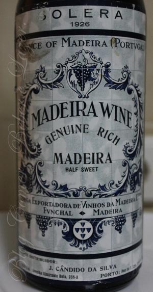 Comer, Beber e Lazer: Madeira Solera 1926