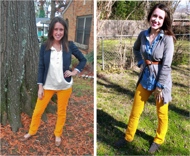 Here & Now | A Denver Style Blog: work it wednesday: mustard pants