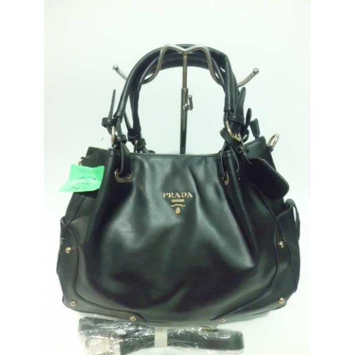 Tas Prada Cervo 3038 Hitam | Tas Branded | Tas Wanita | Obral Tas
