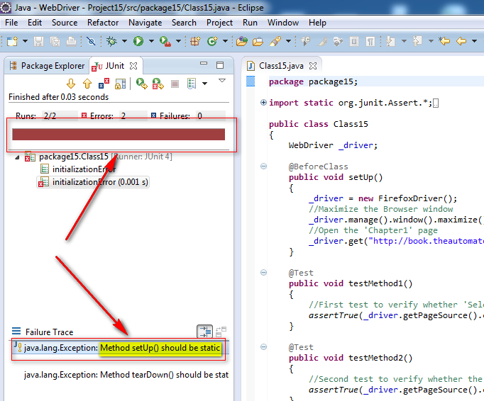 Selenium By Arun 323 Using Beforeclass And Afterclass