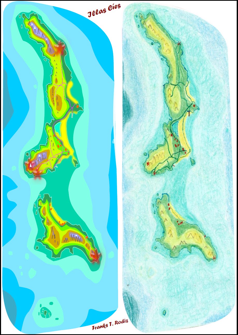 Mapping Cíes Islands