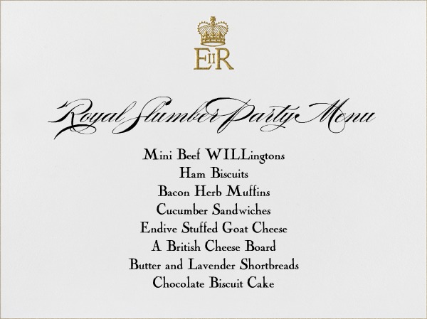 I Do Declare: Royal Wedding Watch Party Menus