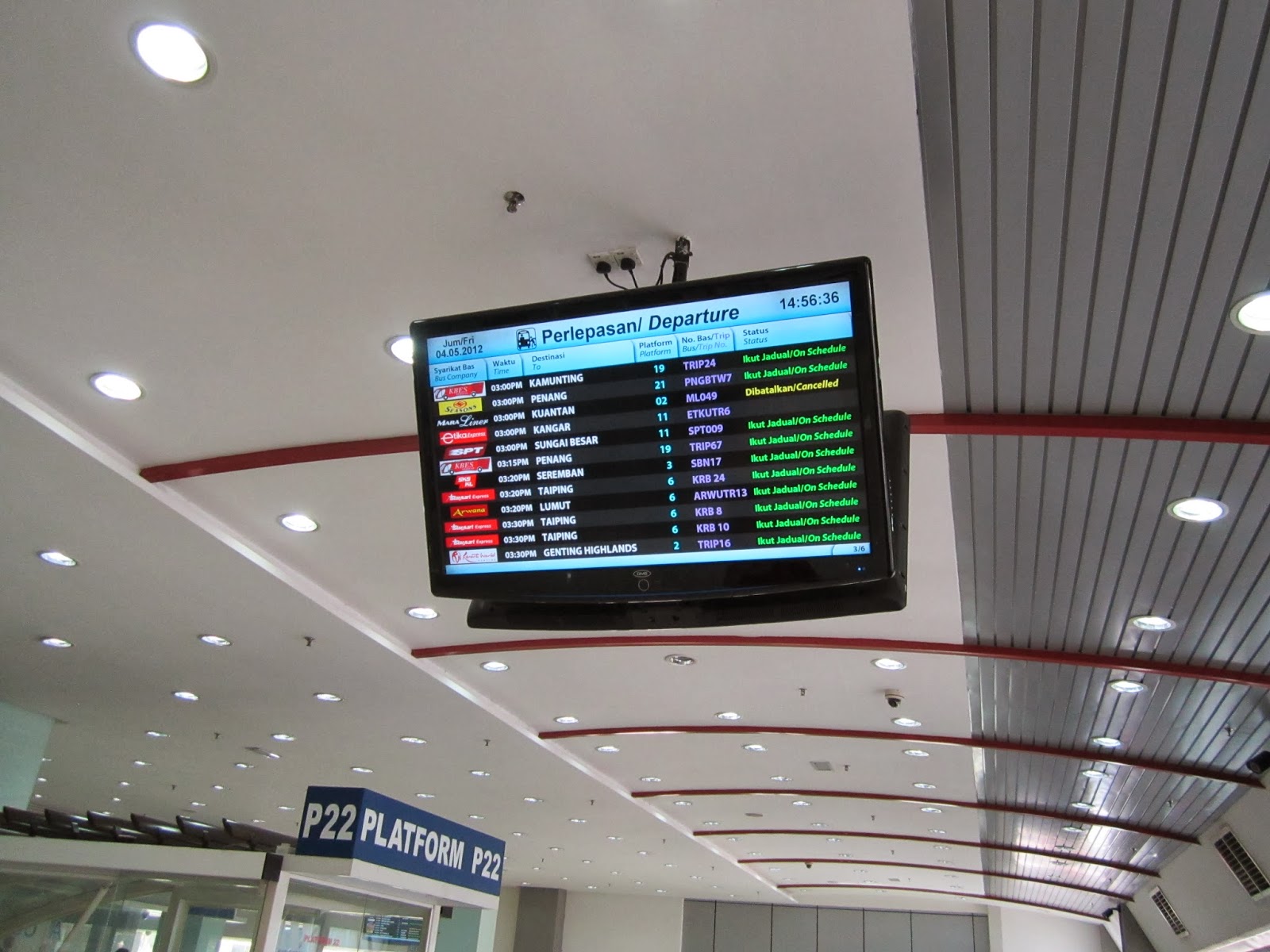 Our Journey : Kuala Lumpur Pudu - Puduraya Bus Terminal Station