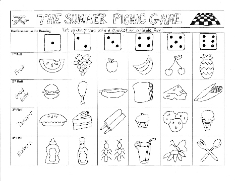 Hey, That's My Art Teacher: Those old Roll the Dice Drawing Games