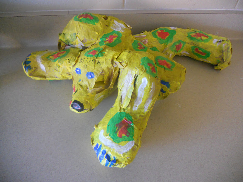 Electrick Canvas: Paper Mache: Mrs. Charles 6th Grade Class
