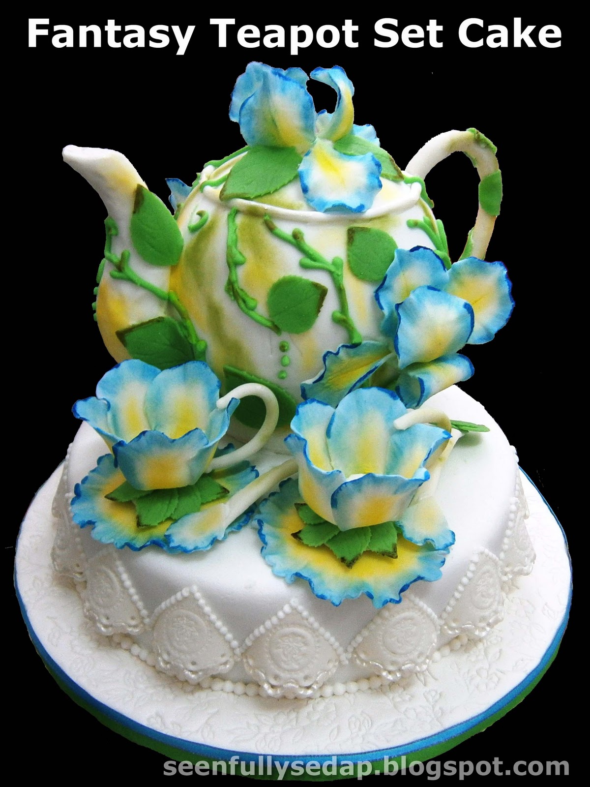 Seenfully Sedap: Fantasy Teapot Cake