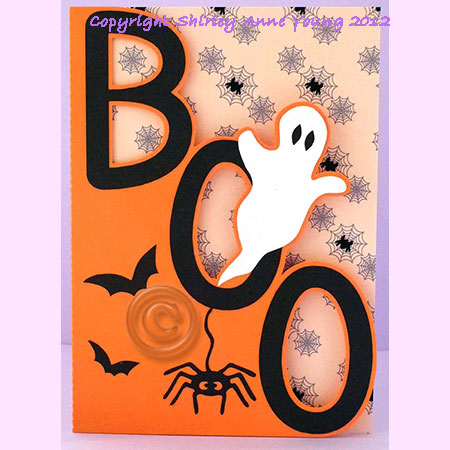 Shirley's Cards: BOO Halloween Card