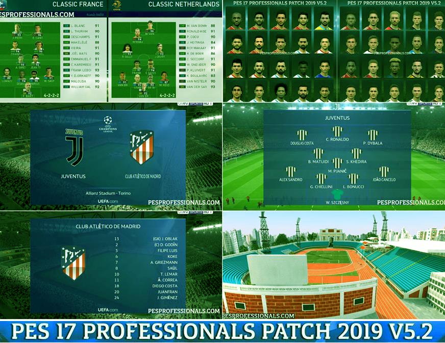 PES 2017 Professionals Patch 2019 v5.2 | UPDATEPES.COM