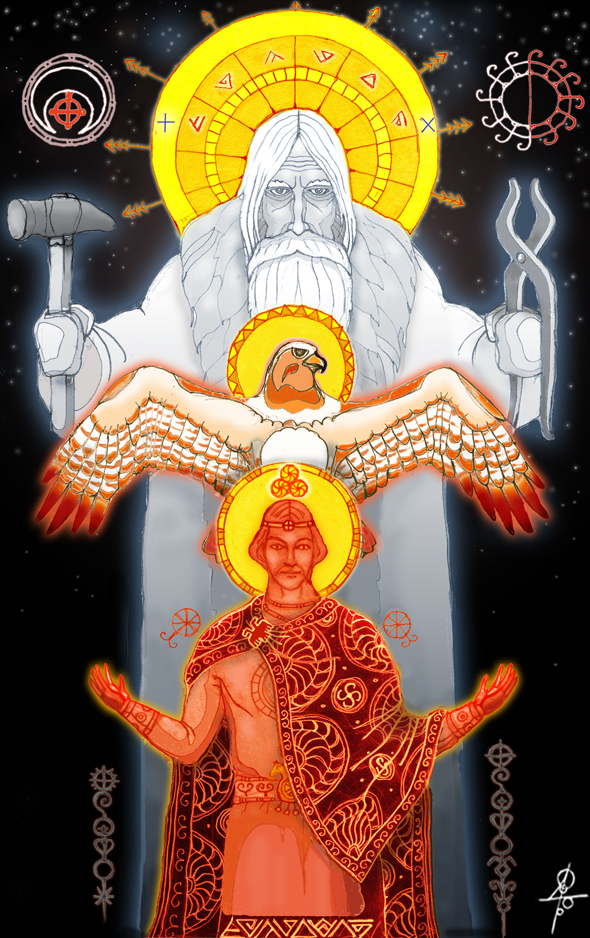 LA FRAGUA DE VULCANO: SVAROZHICH : DIOS SOLAR DEL FUEGO Y EL HOGAR