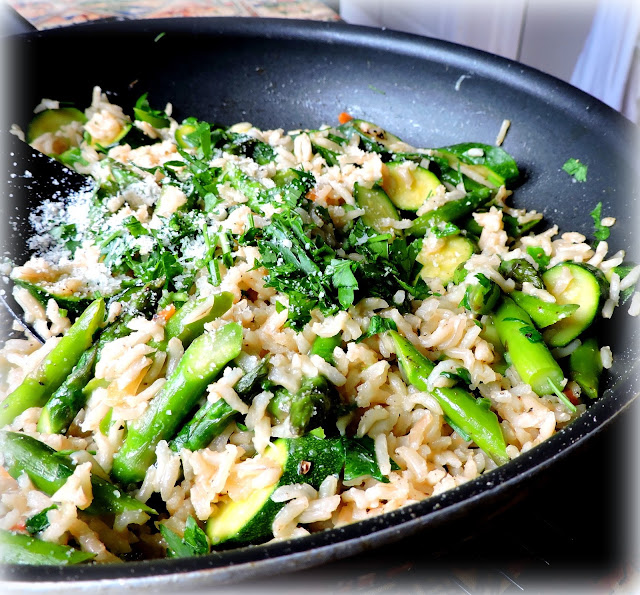 The English Kitchen: Asparagus and Courgette Rice