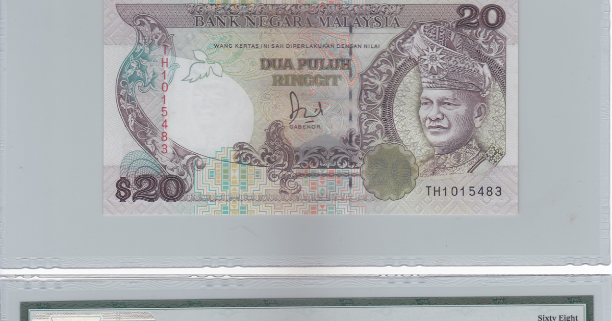 Randhawa's Bank Notes And Collectibles: [PMG Graded] Malaysia RM 20 (TH ...