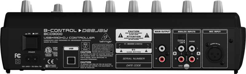 BEHRINGER CONTROLADOR VIRTUAL BCD 3000 ~ E.R Importaciones