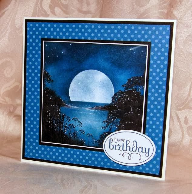 Kimber Kreations: Moonlight Card