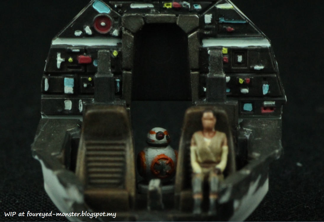 Millennium falcon cockpit panels - nutribatman