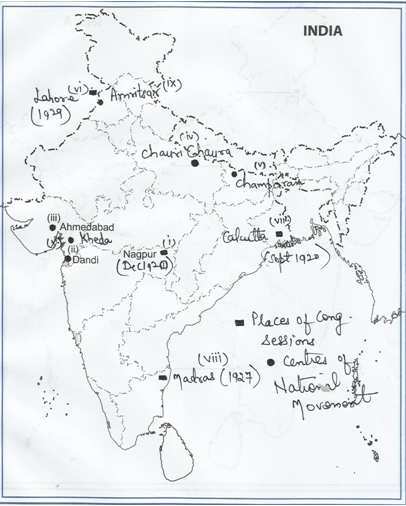 Class XII Pol.Sc. & Class X History & Pol.Sc.: Class X History map ...
