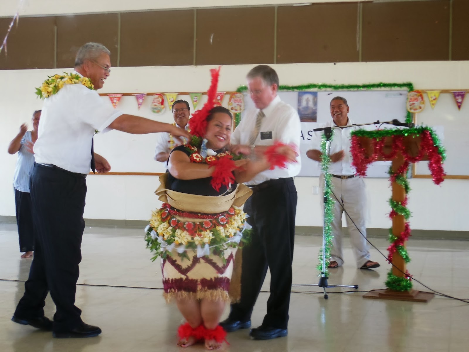 Tonga!: One of the ladies that works at the Service Center did a ...