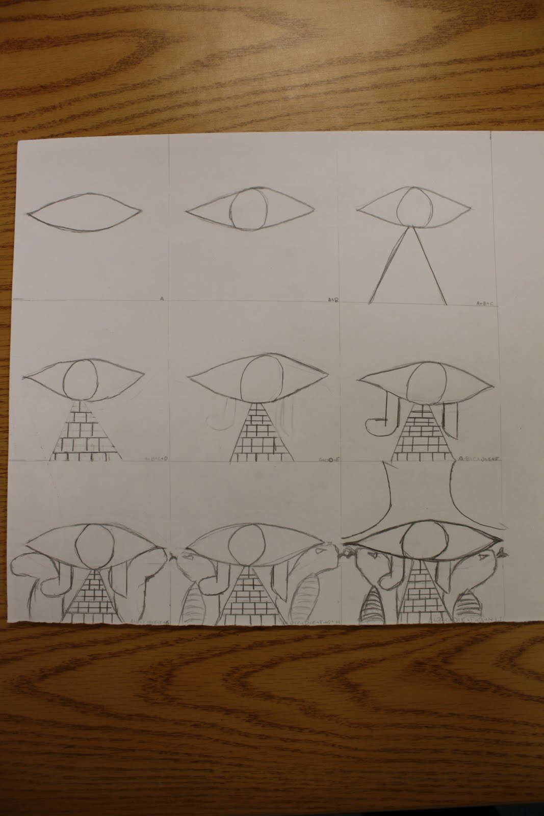 The Art Class: Progressive Drawings/Designs