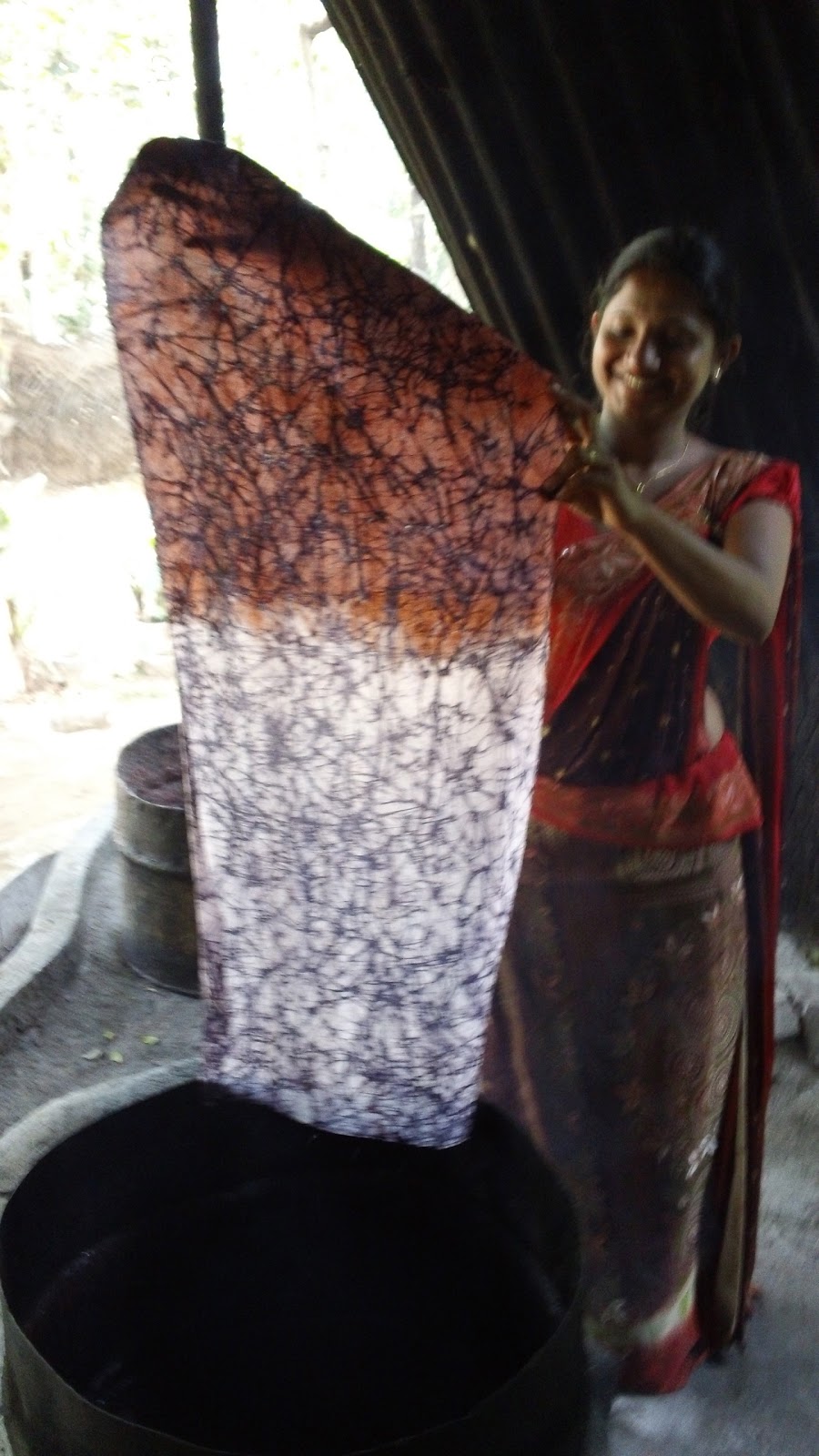 India and Sri Lanka: Batik Fabric Design - Sri Lanka
