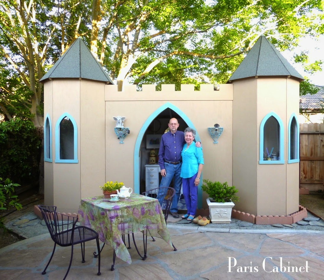 Paris Cabinet: Fairies to Come Live in the Garden Castle Shed