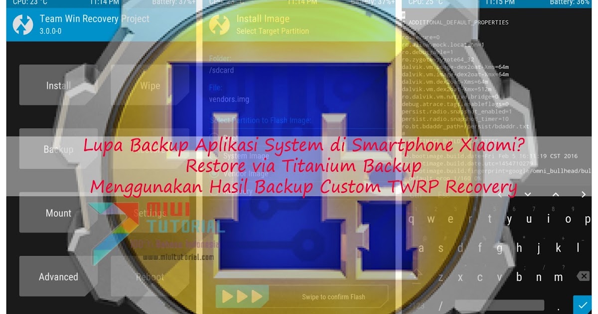 Lupa Backup Aplikasi System di Smartphone Xiaomi? Restore via Titanium Backup Menggunakan Hasil ...