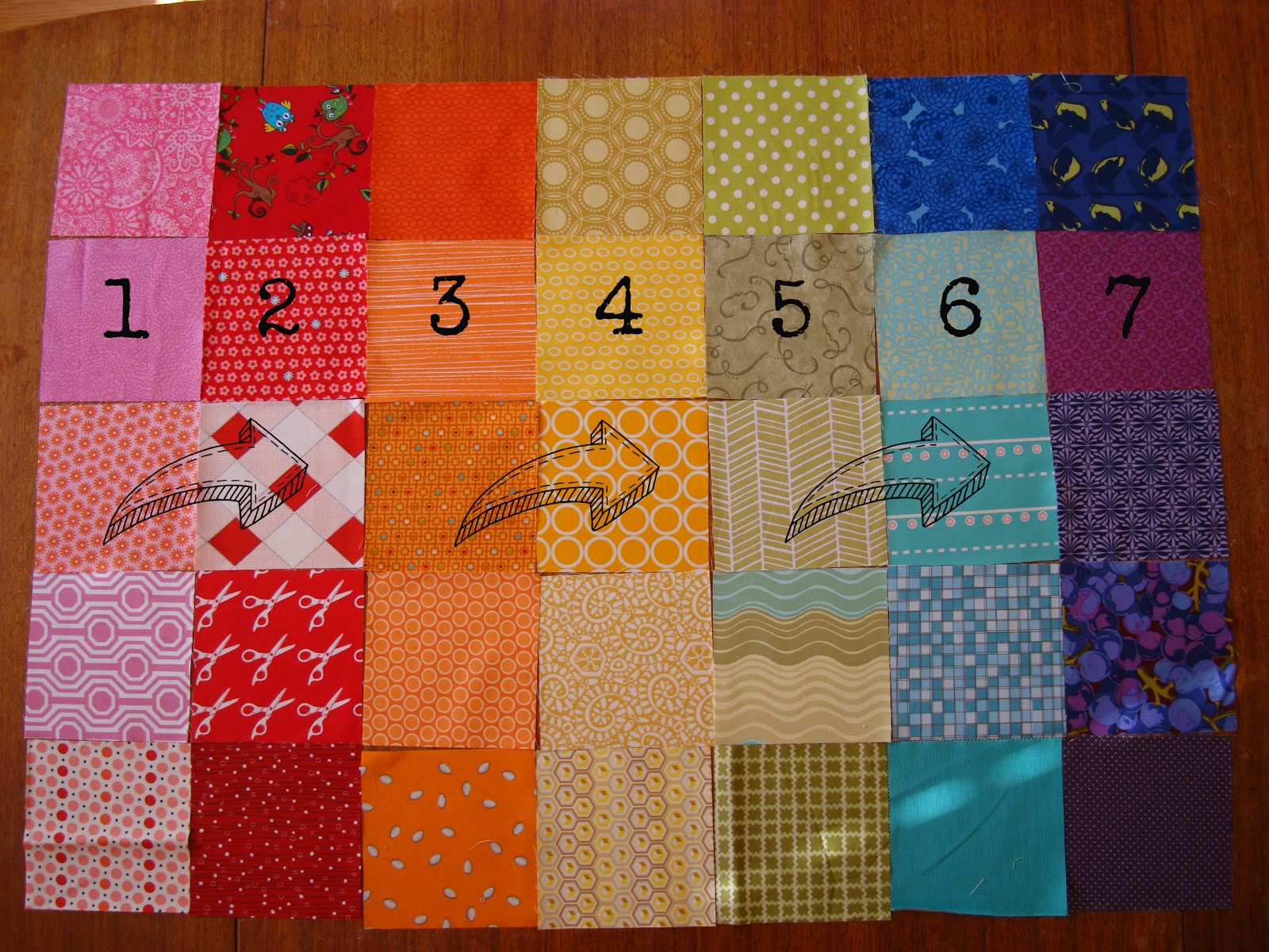 Scramble Net Patchwork Piecing / CHARM ABOUT YOU
