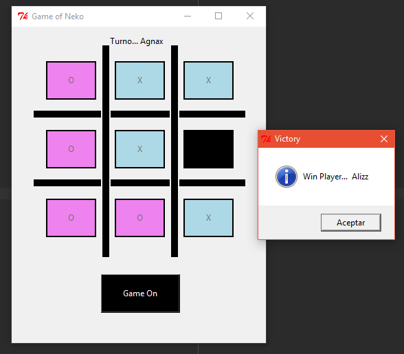 Ejercicio Juego de Gato en PyCharm en Python