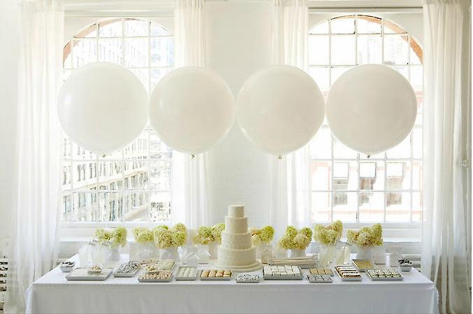 GGBG Style: All-White Dessert Table