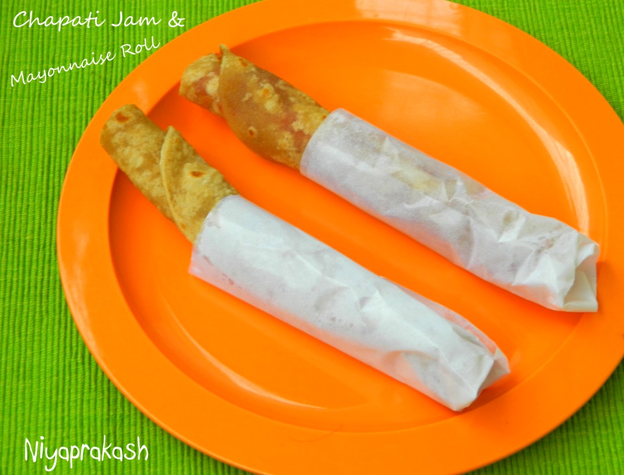 Niya's World: Chapati Jam & Mayonnaise Roll