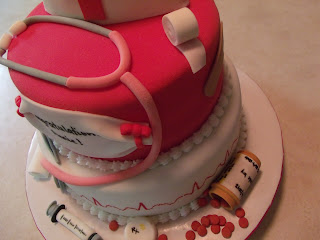 Cakes by the Sugar Cains: Nurse Graduation Cake