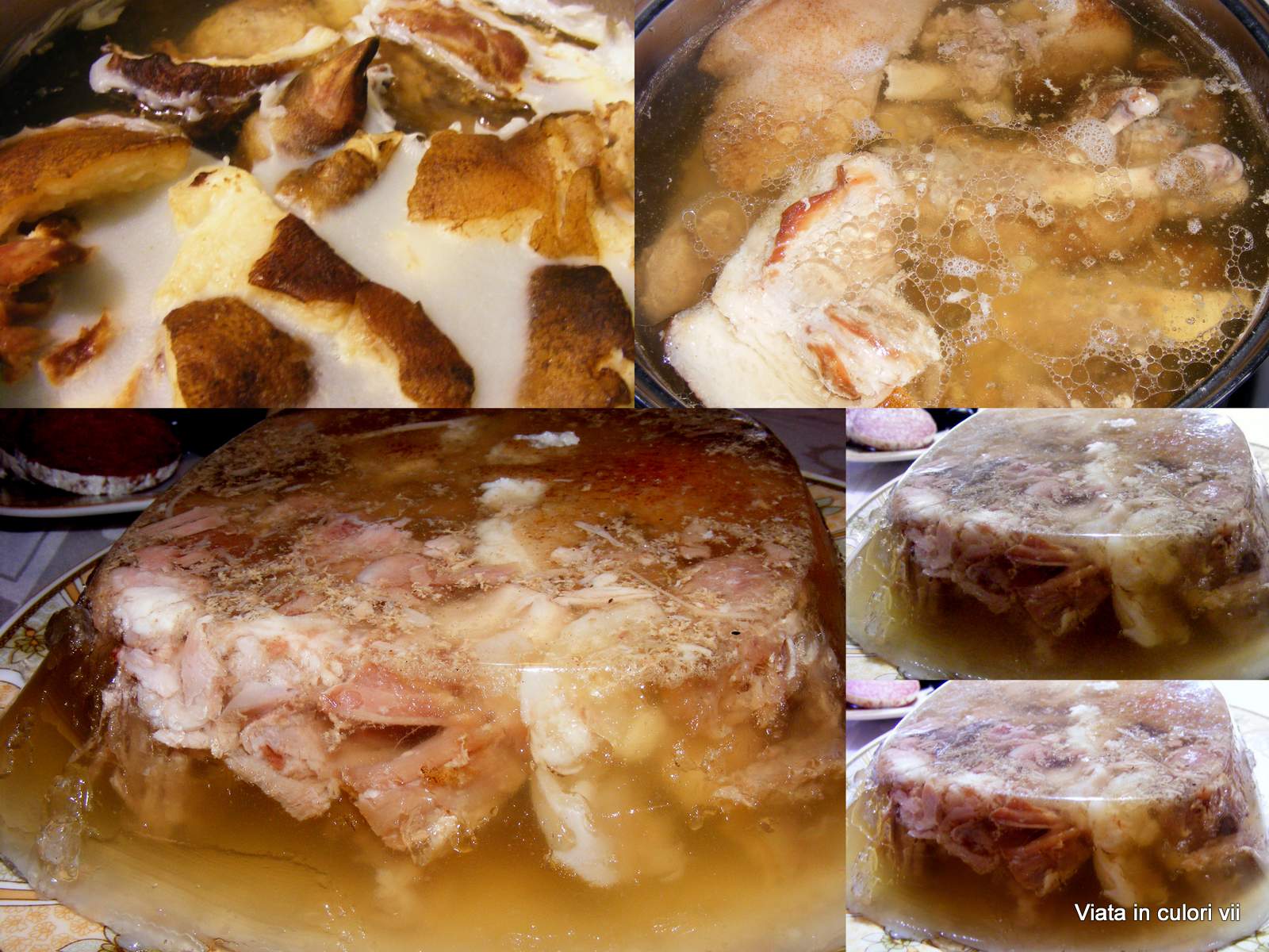 Piftie de porc si de curcan