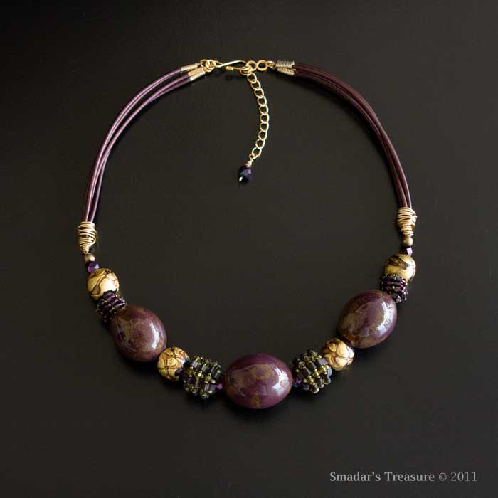 Smadar's Treasure: New Beaded Beads Necklace