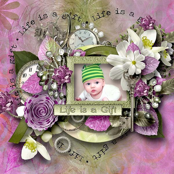 Feli Designs: Life is a Gift - New Kit and Freebie