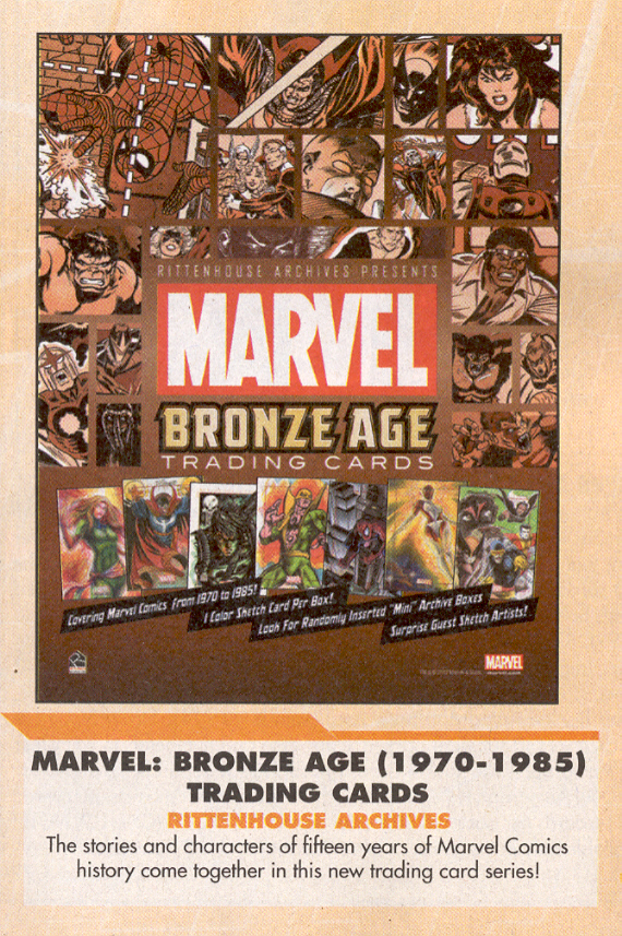 Sketch Card Art!: Marvel: Bronze Age