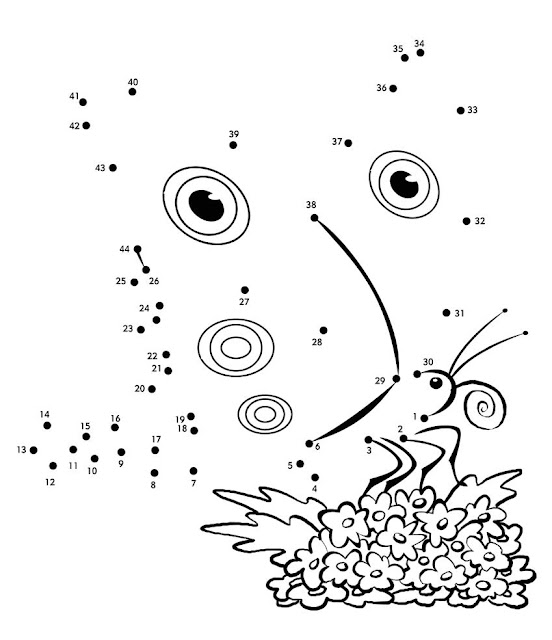 Butterfly Dot To Dot Picture