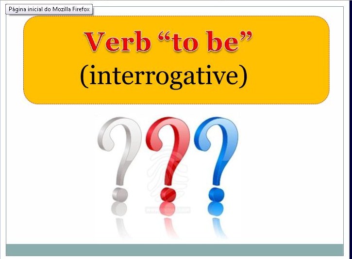 E. E. Antonio Pinto Pereira - Atividades e Aulas: Aula - Verb To Be ...