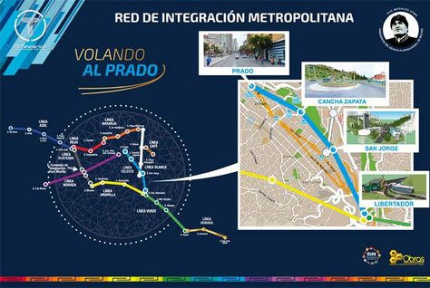La construcción de la Línea Celeste del teleférico comienza el jueves ...