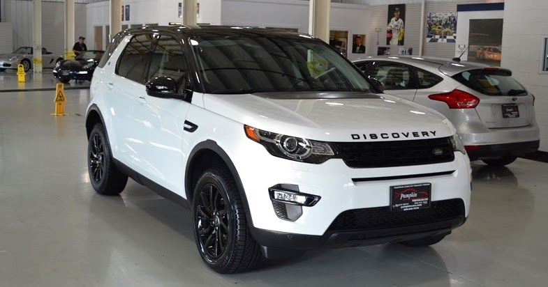 RIDE IN STYLE WITH THIS IMPRESSIVE WHITE ON BLACK LAND ROVER DISCOVERY ...
