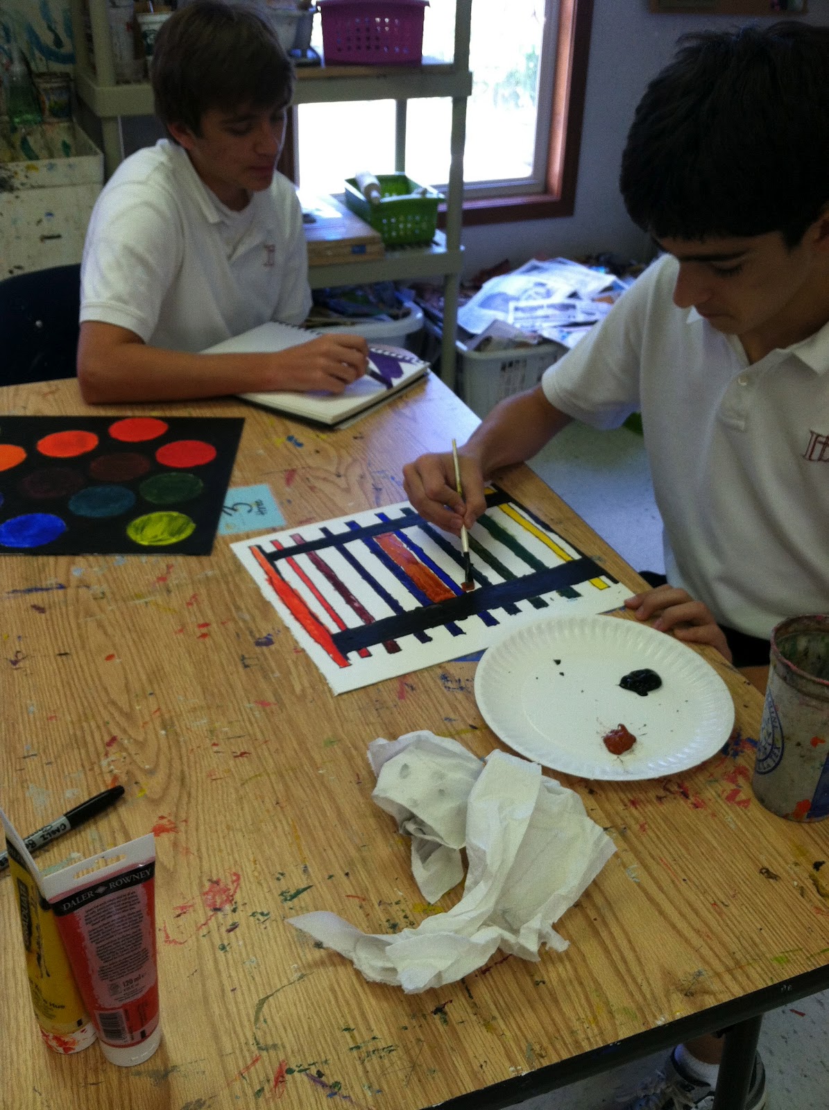 Dunham Middle School Art: Creative Color Wheels