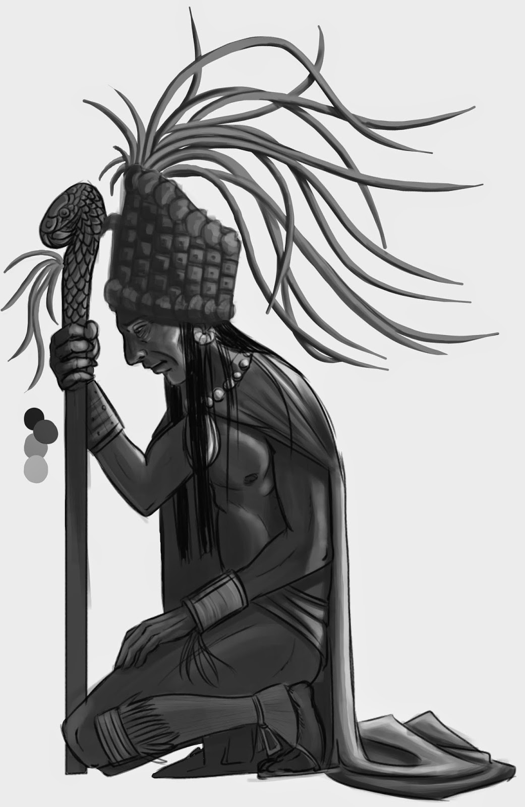 Joe's Arts: Huitzilopochtli WIP 3