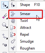 Menggunakan Tools Smear Corel Draw - Biologizone