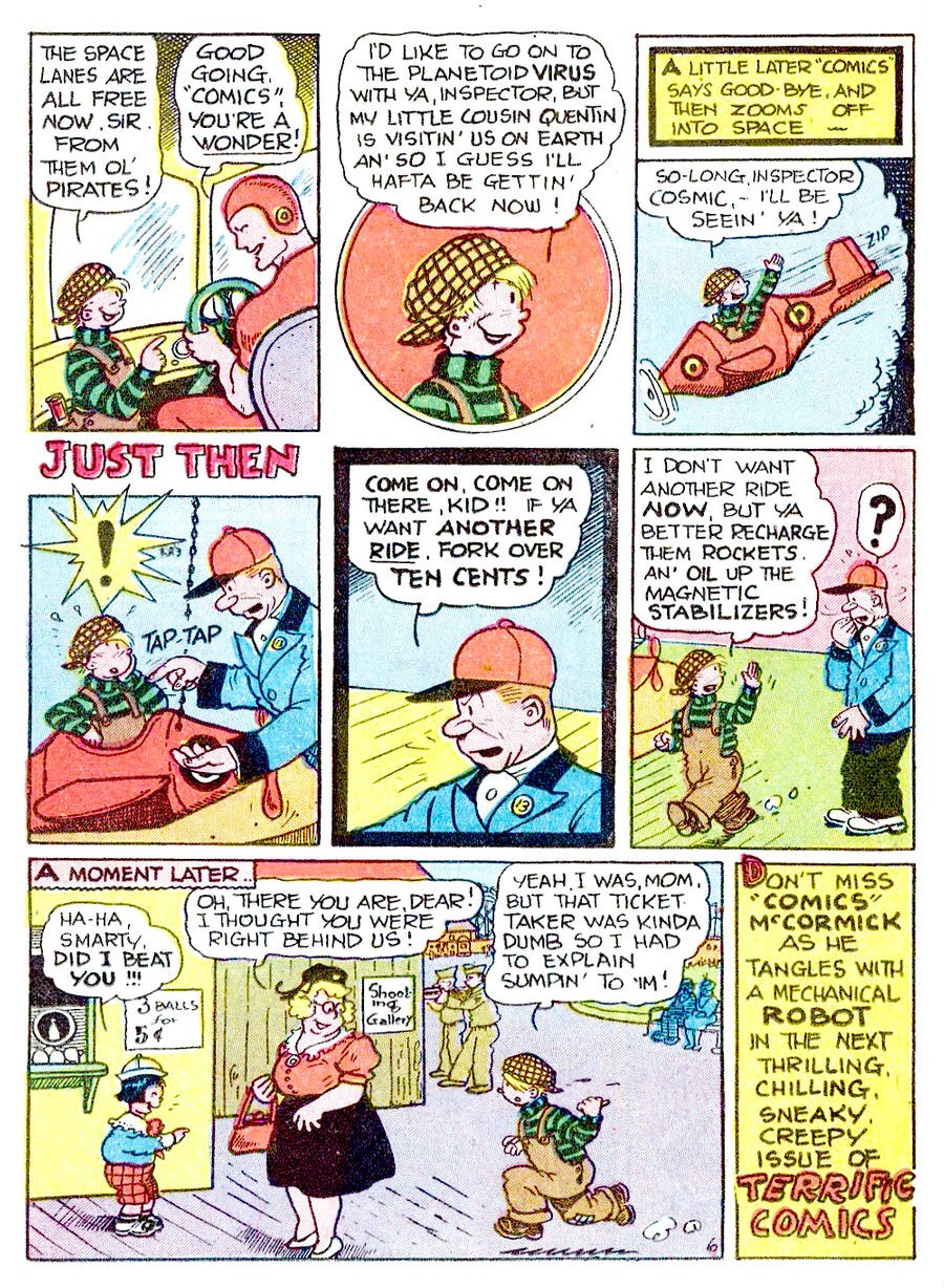 Pappy's Golden Age Comics Blogzine: Number 2272: The Terrific Comics ...