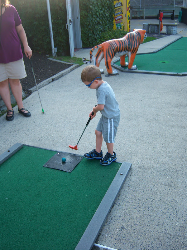A Strong Whale Tale: August - Summer Trip - Route 1 Mini Golf