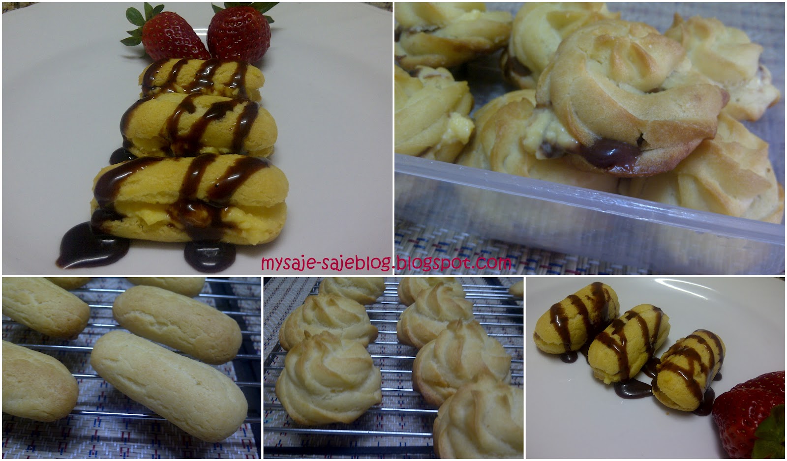 Bitter & Sweet.: choclate eclairs ~ cream puff
