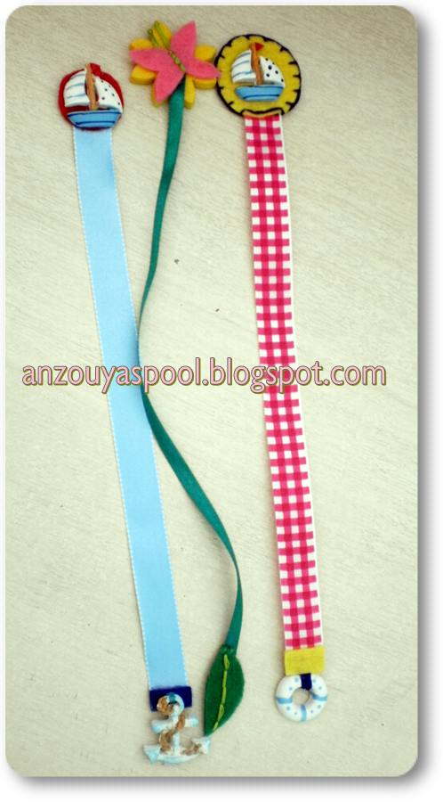 Anzouya: Cute Ribbon Bookmarks