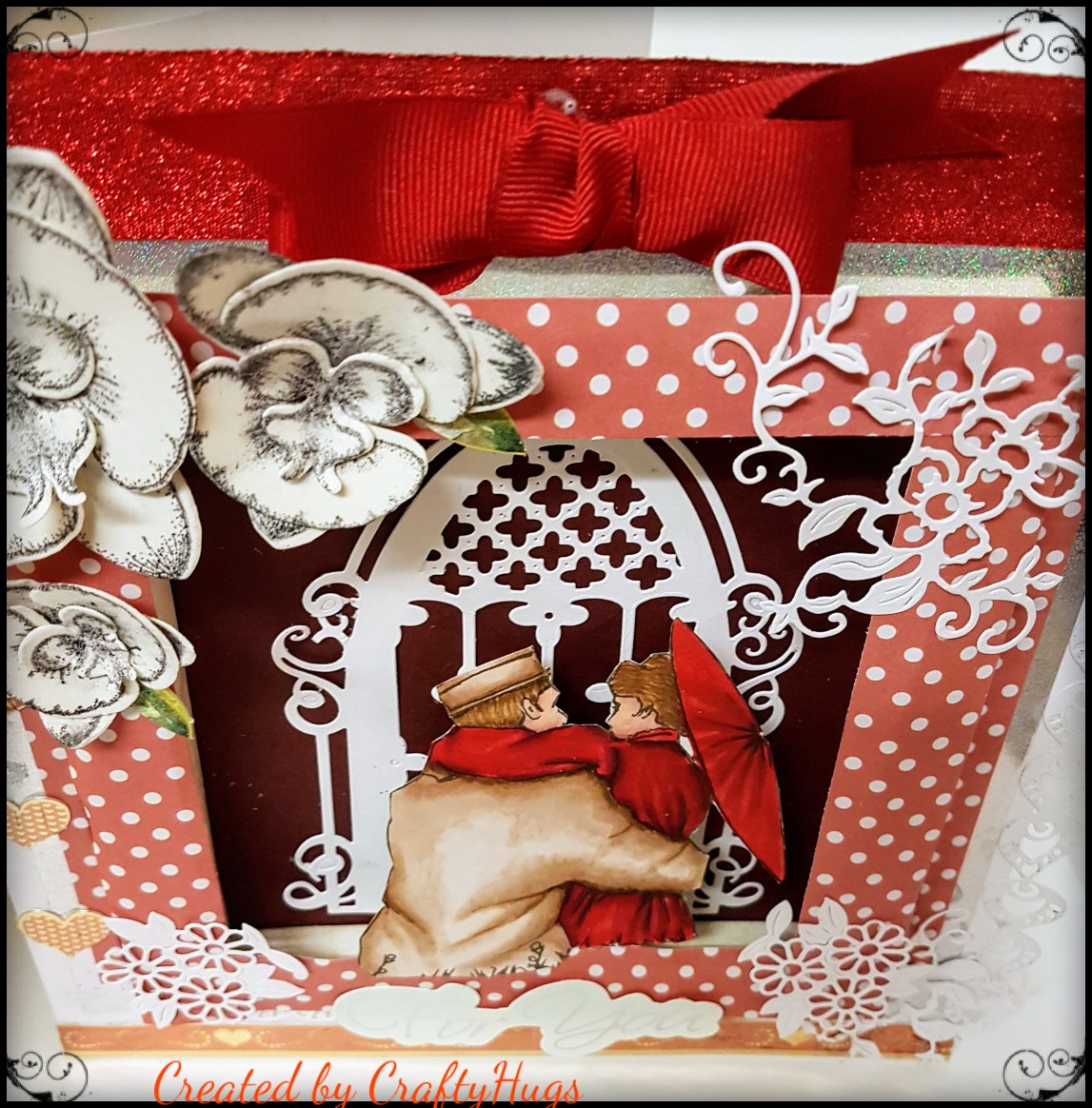 CraftyHugs: Shadow box card
