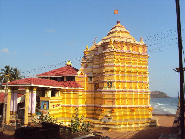 Best photo of Kunkeshwar Temple taken in evening | , Kunkeshwar Beach ...