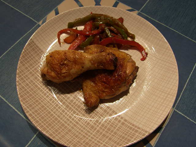 CAN JOAN I SARA: POLLO CON PIMIENTOS