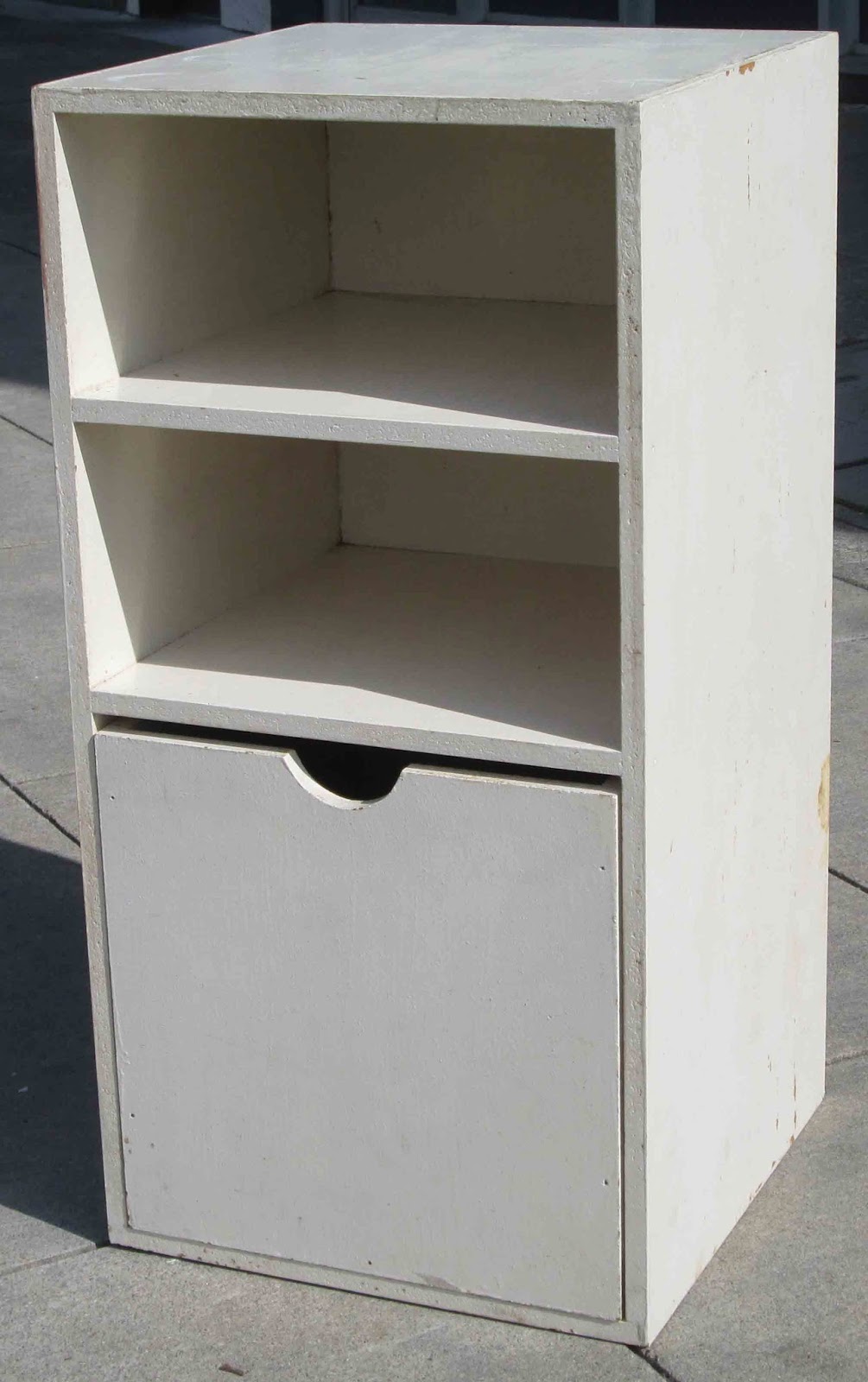 UHURU FURNITURE & COLLECTIBLES: SOLD Small Shelf with Drawer - $15