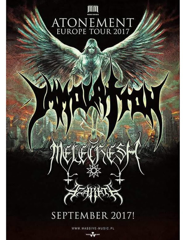 Metal Samsara: IMMOLATION: to tour Europe with MELECHESH and AZARATH in ...