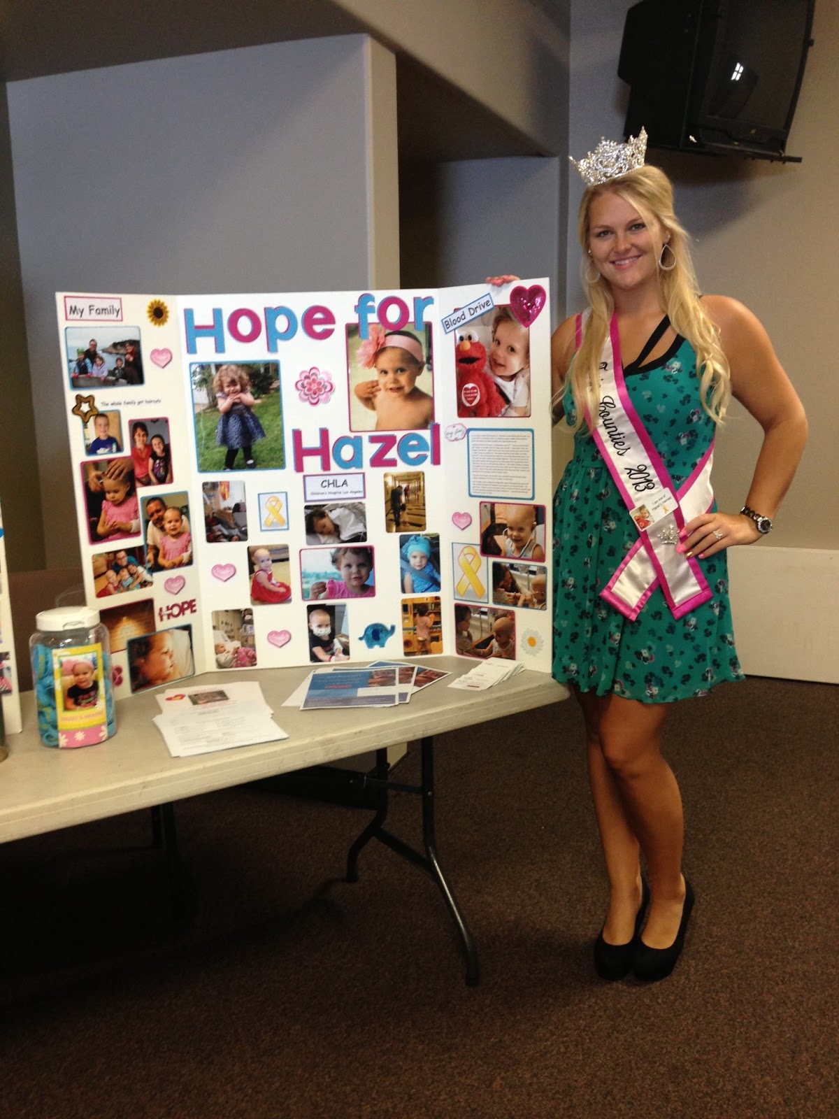 Miss Twin Counties 2013: Hope for Hazel Blood Drive